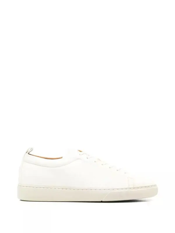 HENDERSON BARACCO Grained-leather Sneakers - White