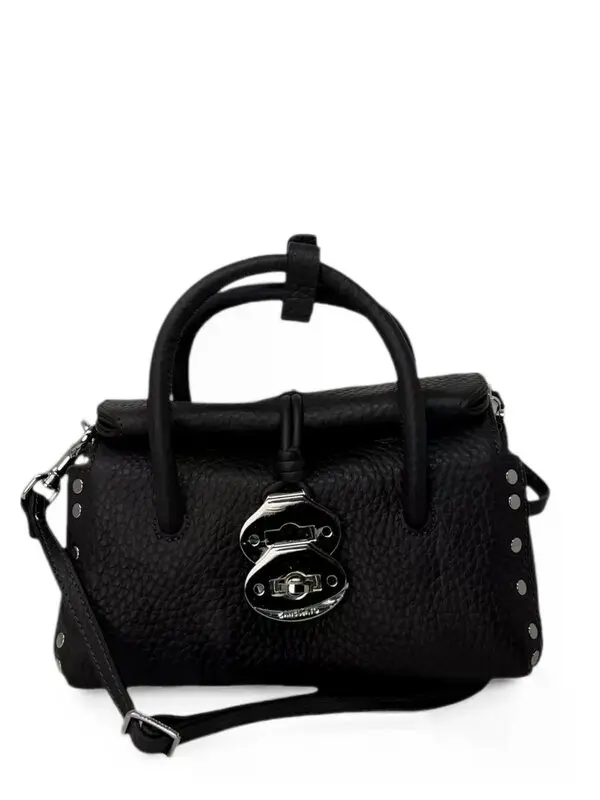 ZANELLATO Studded Leather Tote Bag - Black