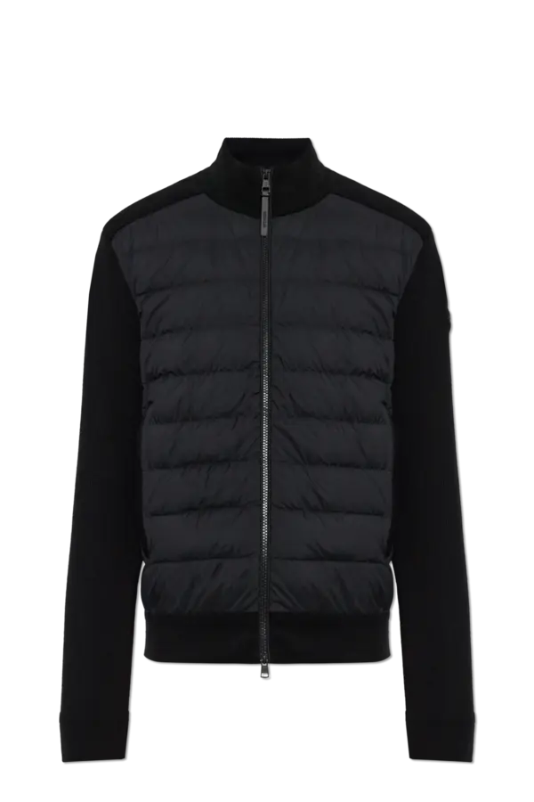 Moncler Cardigan With Quilted Front