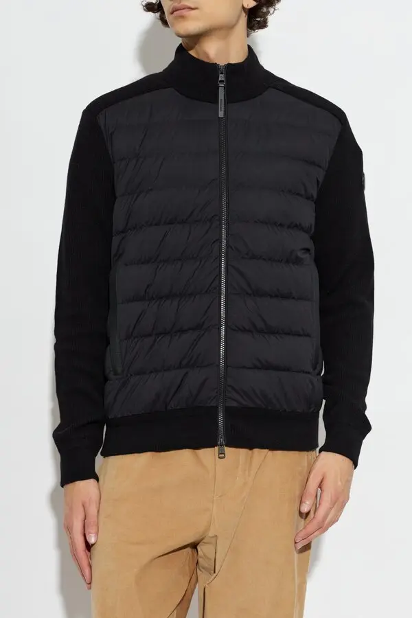 Moncler Cardigan With Quilted Front