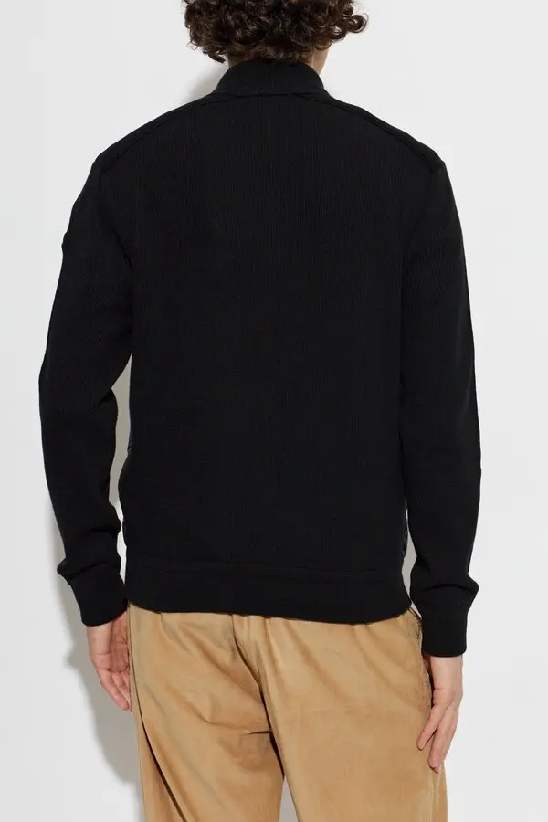 Moncler Cardigan With Quilted Front