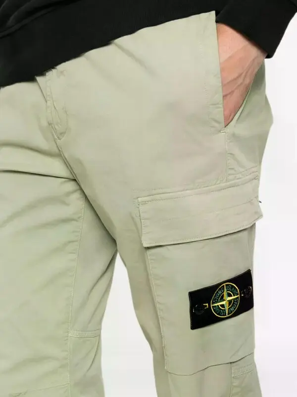 Stone Island Logo-patch Trousers