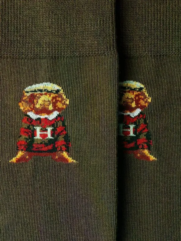 HACKETT LONDON Embroidered Crew Socks