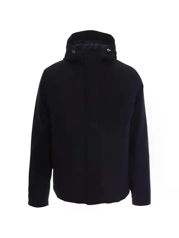 Herno Hooded Concealed-fastening Jacket