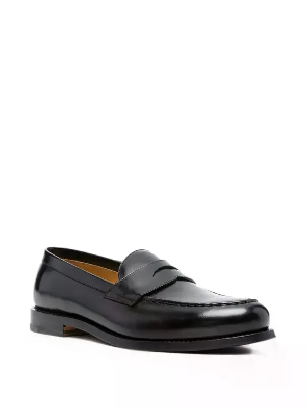 HENDERSON BARACCO Leather Penny Loafers