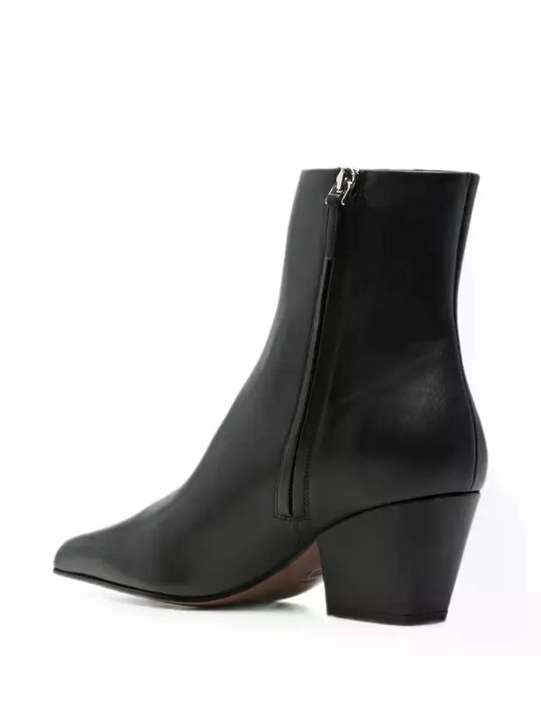 Paris Texas Jane Pointed-toe Leather Ankle Boots