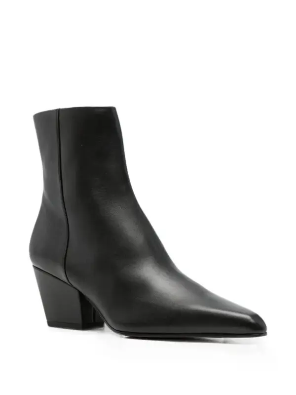 Paris Texas Pointed-toe Leather Ankle Boots