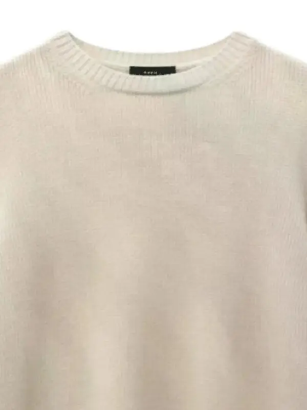ROBERTO COLLINA Fine Knit Crew Neck Sweater