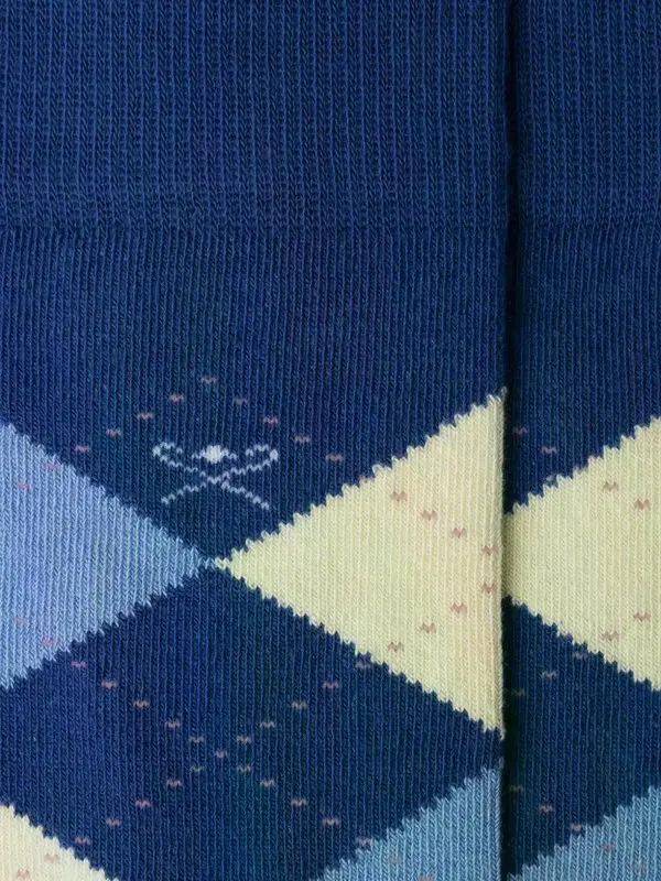 HACKETT LONDON Jacquard Argyle Socks