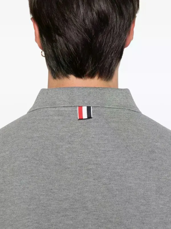 Thom Browne Long-sleeved Polo Shirt
