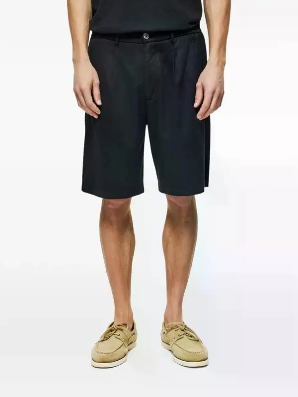 Chinese Laundry Belt-loops Bermuda Shorts - Black
