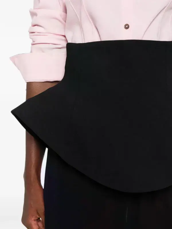 A.W.A.K.E. Mode Sculptural Zip-fastening Miniskirt