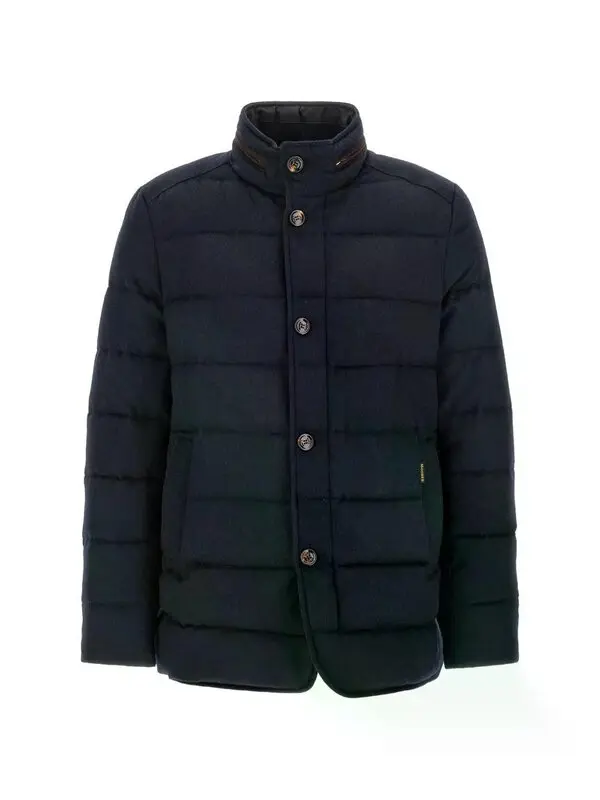 MOORER Nolde-ls9 Quilted Jacket - Blue