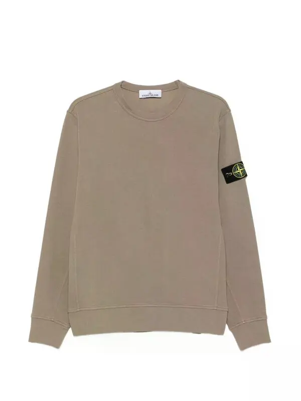 Stone Island Logo Patch Sweatshirt - Green