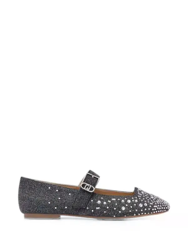 Liu Jo Crystal-embellished Brigitte 11 Ballet Flats