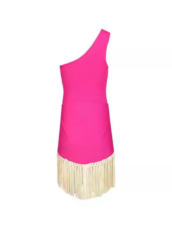 TALLER MARMO Yacare Fringe-trimmed Swimsuit