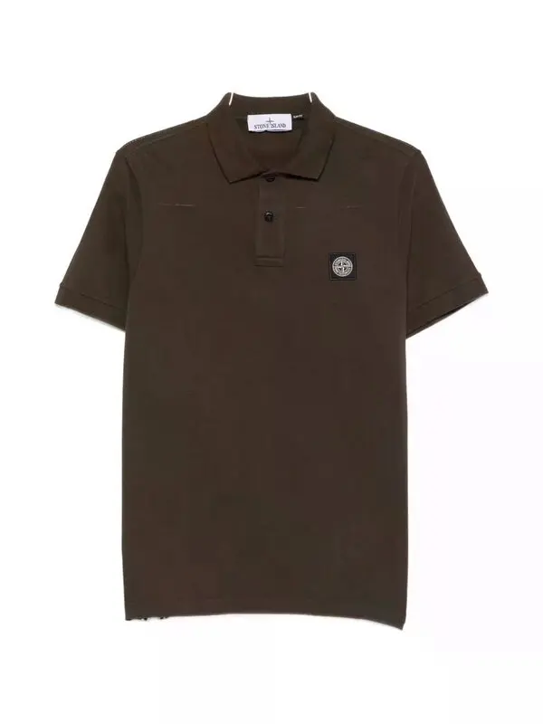 Stone Island Logo-patch Polo Shirt