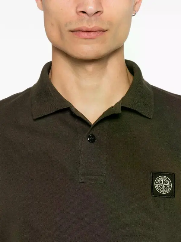 Stone Island Logo-patch Polo Shirt