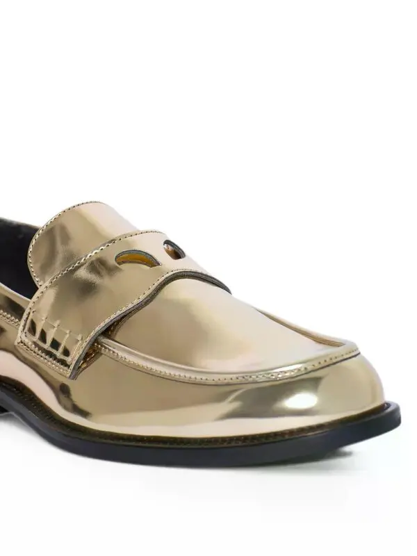 Gcds Mirrored-effect Loafers
