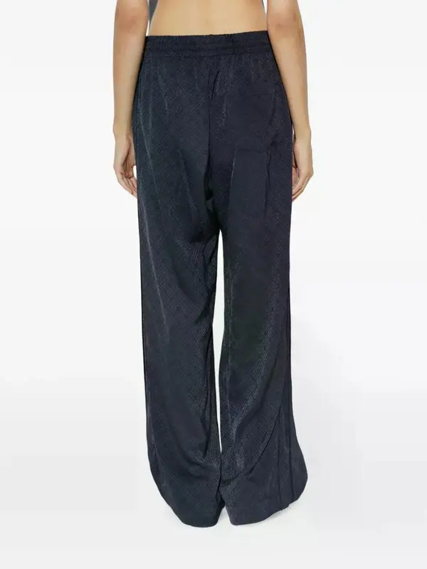 Casablanca Monogram Jacquard Wide-leg Trousers