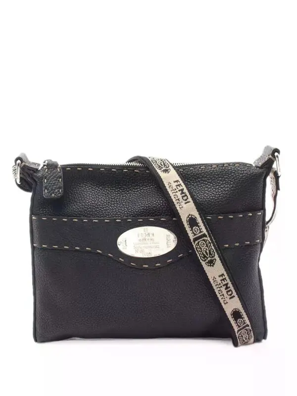 Fendi Selleria Shoulder Bag - Black