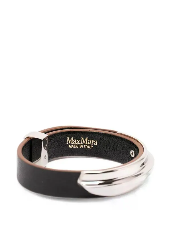 Max Mara Agiate Leather Bracelet
