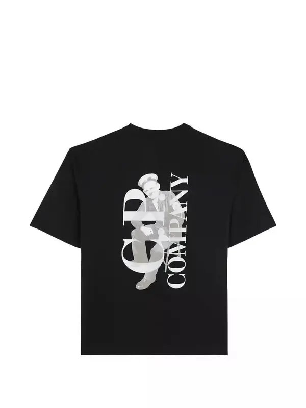 C.P. COMPANY Logo-print Graphic-print T-shirt