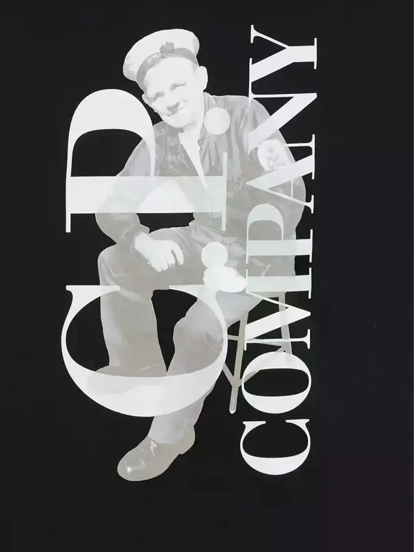C.P. COMPANY Logo-print Graphic-print T-shirt