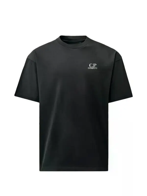 C.P. COMPANY 30/1 Jersey Short Sleeve British Sailor T-shirt - Black