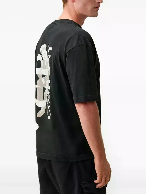 C.P. COMPANY 30/1 Jersey Short Sleeve British Sailor T-shirt - Black