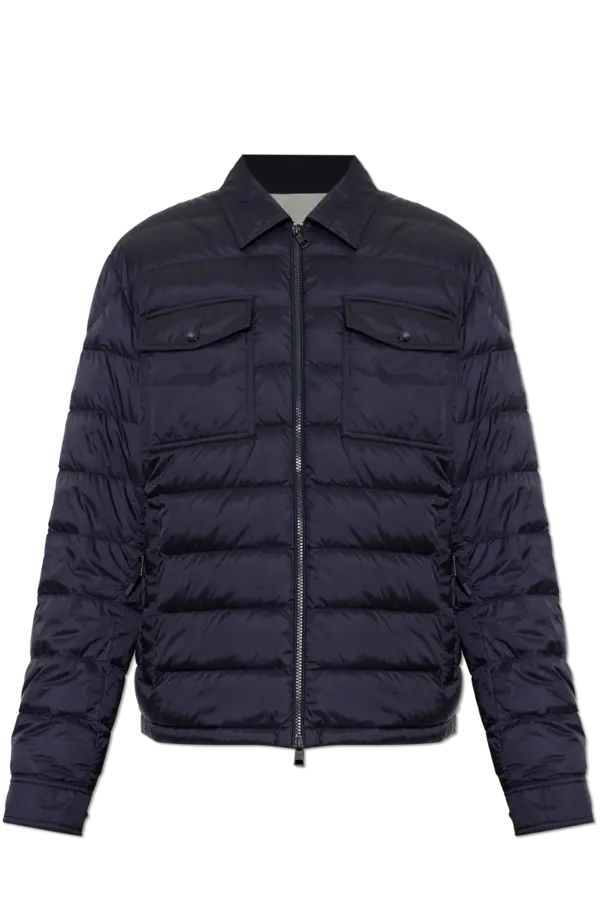 Moncler Down Jacket With "vydori" Vest - Navy Blue