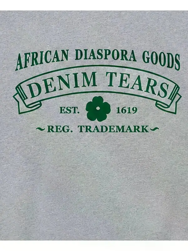 DENIM TEARS Logo-print Crew-neck Sweatshirt