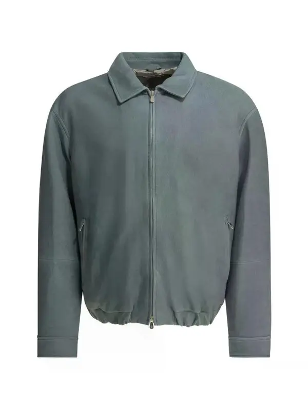 Brunello Cucinelli Leather Zip-up Jacket
