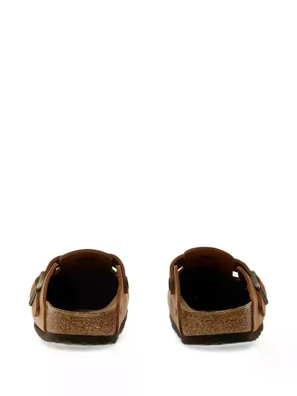 BIRKENSTOCK Boston Buckle-fastening Mules - Brown