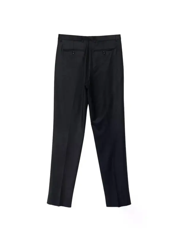 LARDINI Pleated Wool Trousers