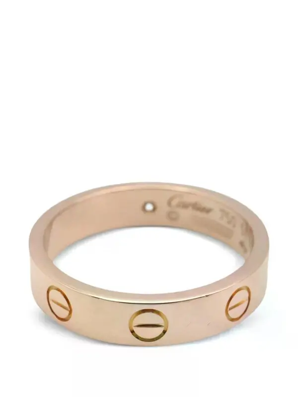 Cartier 18k Rose Gold Diamond Love Ring