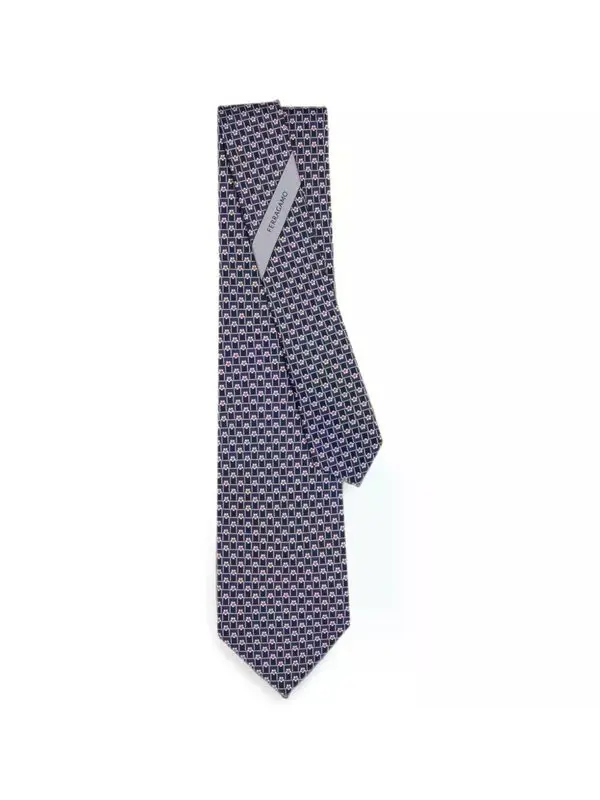 FERRAGAMO Tournament Patterned Tie