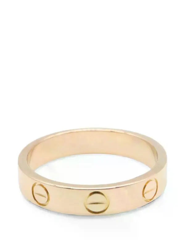 Cartier 18k Rose Gold Love Collection Ring - Pink