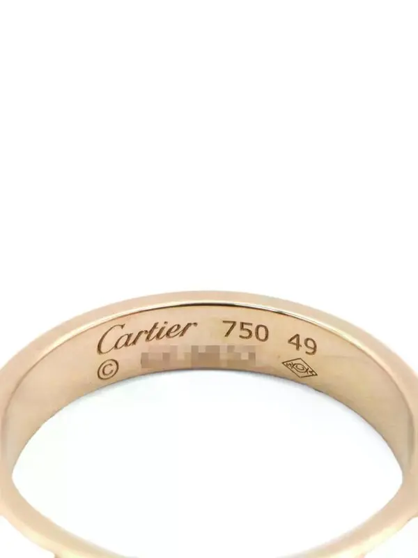 Cartier 18k Rose Gold Love Collection Ring - Pink
