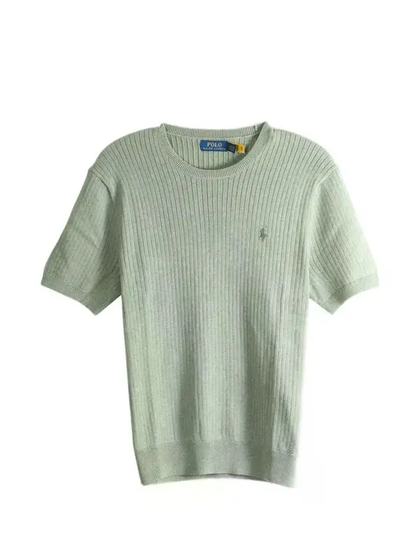 Polo Ralph Lauren Ribbed Knit Short-sleeve Sweater