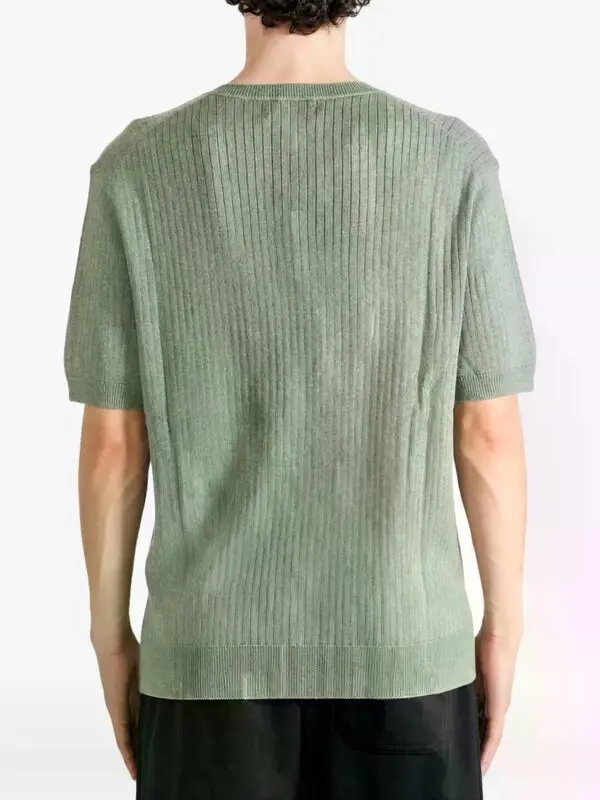 Polo Ralph Lauren Ribbed Knit Short-sleeve Sweater