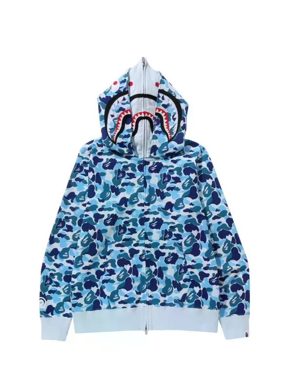 A BATHING APE Full-zip Camouflage-print Hoodie