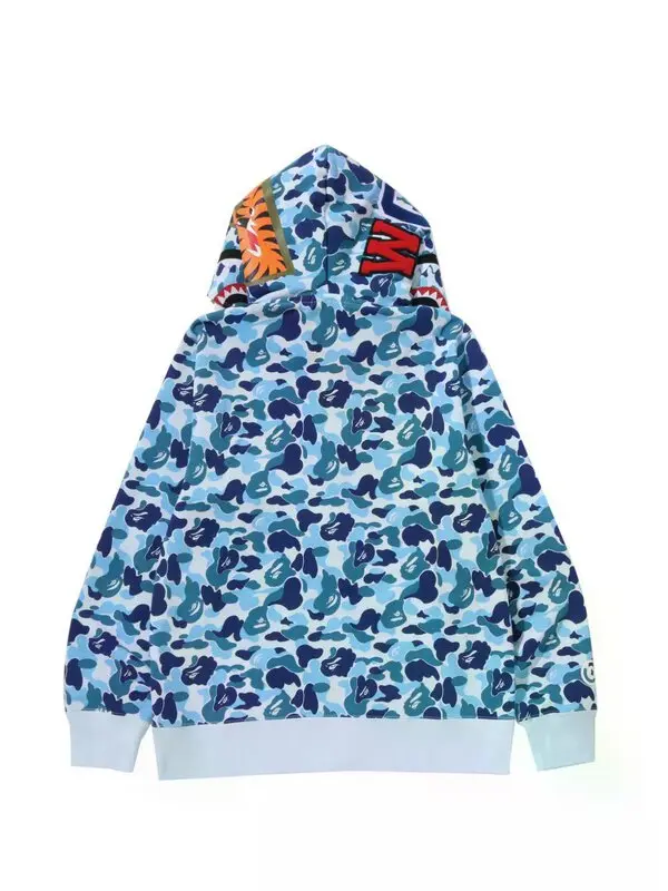 A BATHING APE Full-zip Camouflage-print Hoodie