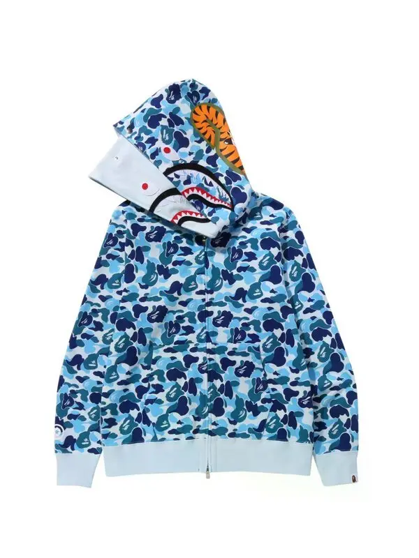 A BATHING APE Full-zip Camouflage-print Hoodie