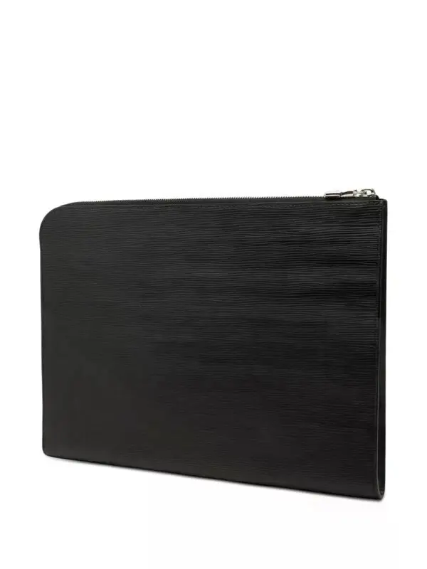 LOUIS VUITTON Epi Pochette Jour Gm Clutch Bag - Black