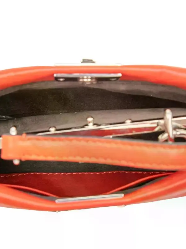Fendi 2010-2026 Micro Leather Peekaboo Satchel