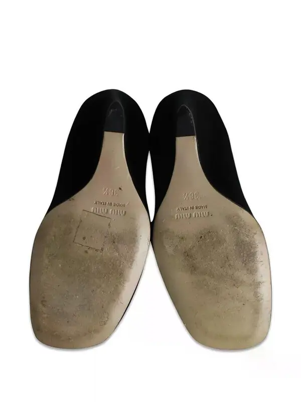 Miu Miu Suede Wedge Pumps