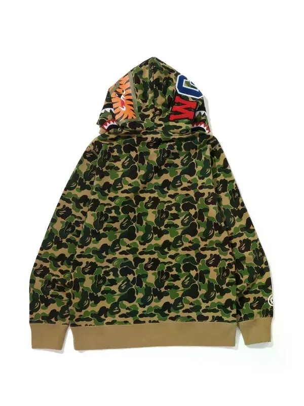 A BATHING APE Full-zip Camouflage-print Hoodie