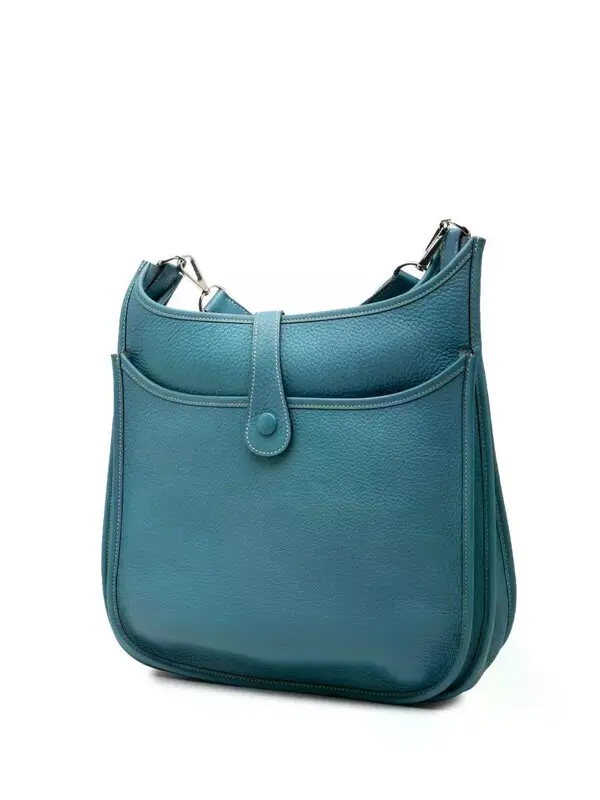 Hermès 2005 Clemence Evelyne Ii 29 Crossbody Bag - Blue