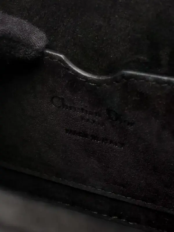 Dior Lambskin Dioraddict Lockbox Bag - Black